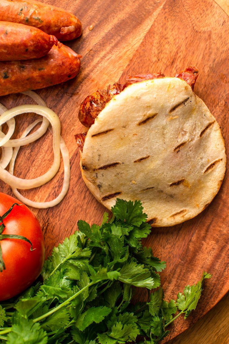 Arepa de Chorizo $5.87 – Los Perros Restaurant